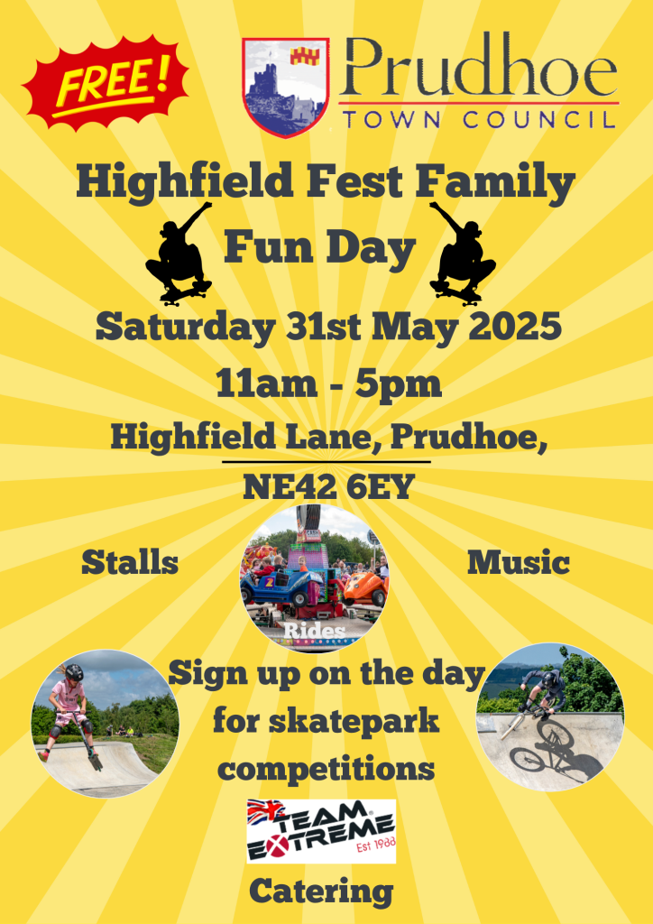 Highfield Fest 2025 - Prudhoe Town Council